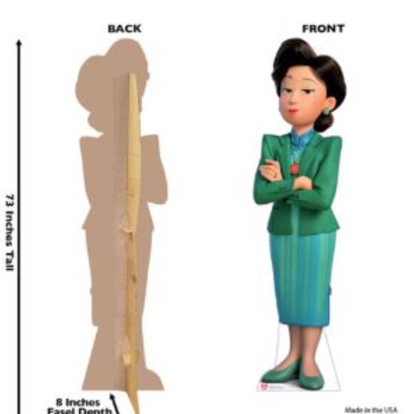 Pixar | Accents | Turning Red Ming Lee Lifesize Cardboard Cutout Disney ...